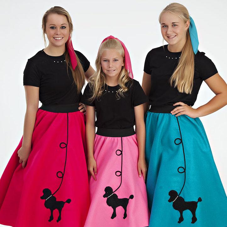 Womens 1950s Poodle Skirt USA Made by Pookey Snoo - Perfect Outfit for ...